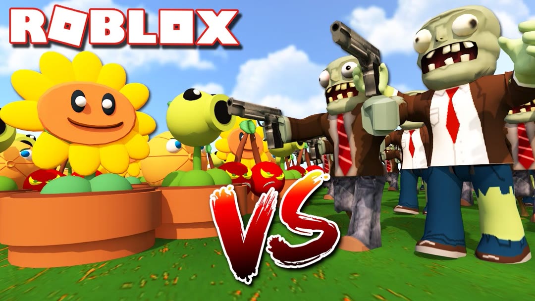Roblox植物大战僵尸 花园战争模拟器!