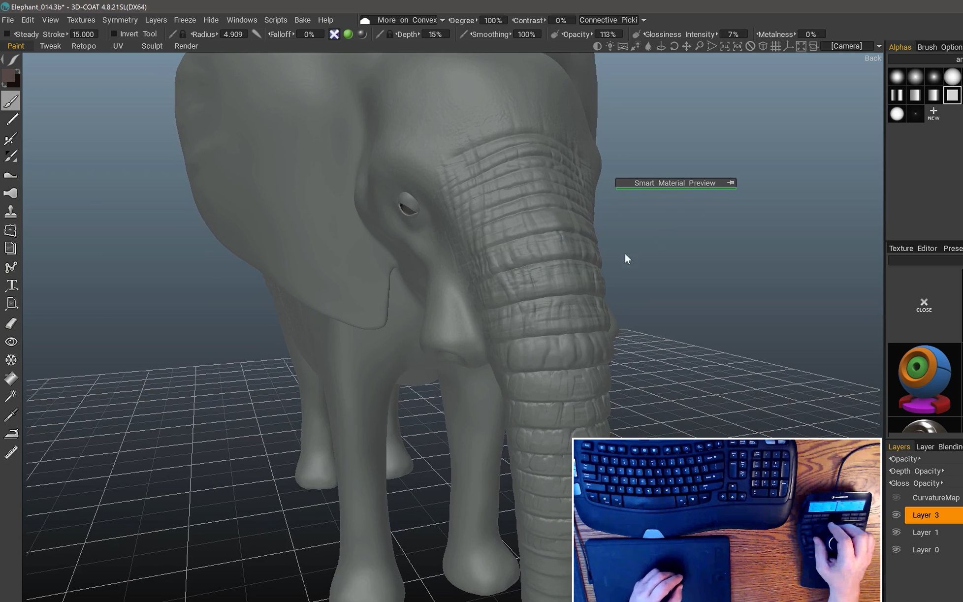 【Youtube】3D Coat 原厂强力推荐的 Wacom 和 3Dconnexion 组合的...