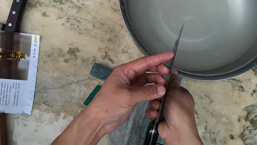 水滴青——磨菜刀教程