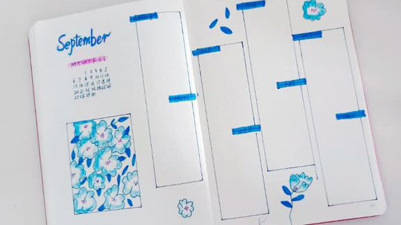 九月手帐周计划模板制作#手帐排版 #手帐打卡 #手帐 #手帐教程