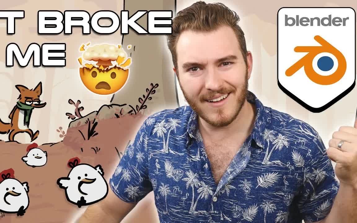 iBlender中文版插件 Maya 艺术家尝试使用 Blender 的 2D 蜡笔 教程...