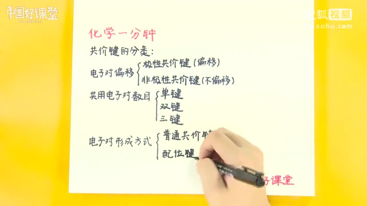 高中化学教学视频:共价键