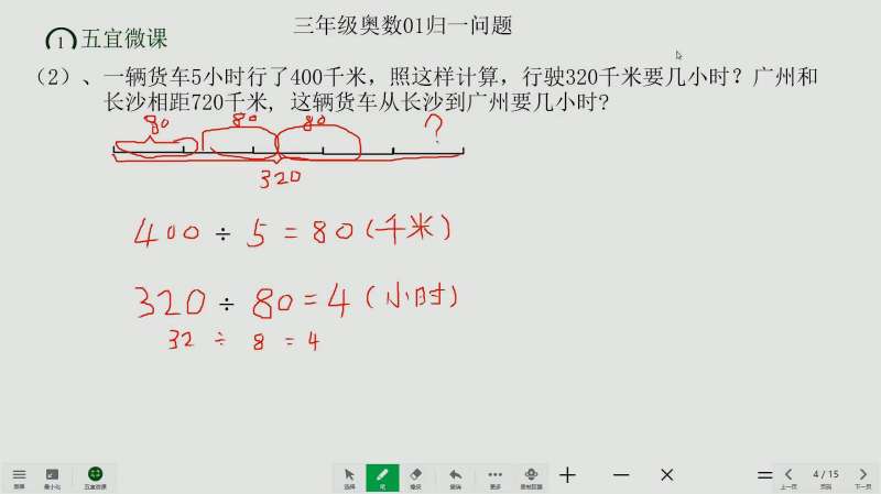 三年级奥数,用乘除法的意义介绍解决归一问题的基本思路