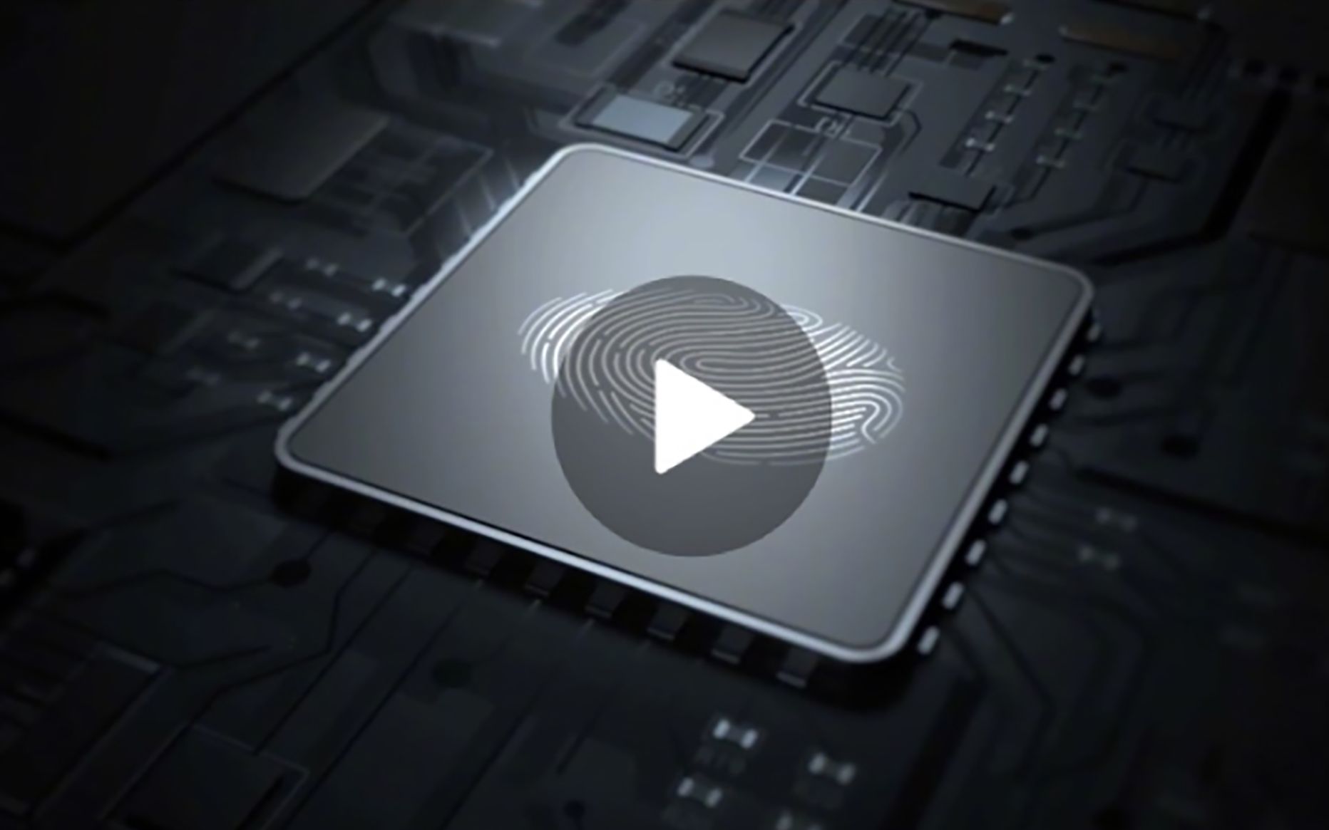 用C4D制作一块精密指纹识别芯片电路板