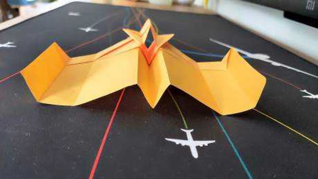 纸飞机大师约翰.柯林斯作品,大嘴纸飞机Starfighter 星际战机