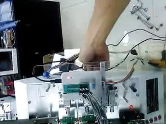单管自动烧录机与编程器连接视频
