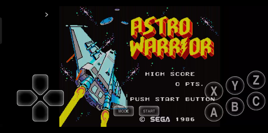 【怀旧游戏】【航天战士】SMS模拟器运行