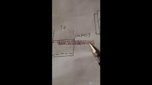 螺纹切削循环G92