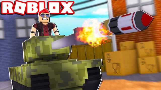 Roblox迷你坦克模拟器之突击攻打敌军坦克基地