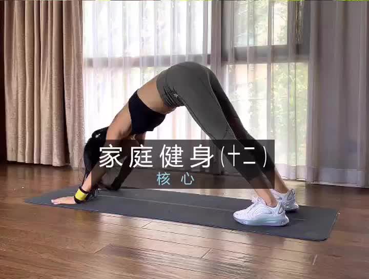 动态核心训练 瘦腰 减少腰部赘肉 增加脊柱的稳定性和灵活性 减少背痛...