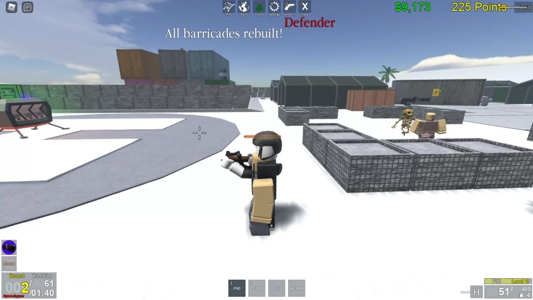 ROBLOX 僵尸战争模拟器