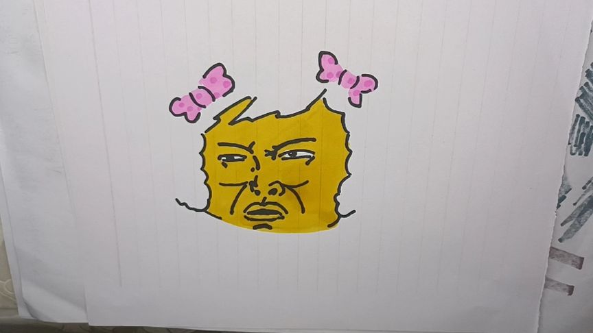 美羊羊变成大妈怎么画,美羊羊变大妈画法