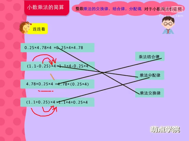 萌点学院小学数学微课-小数乘法的简算