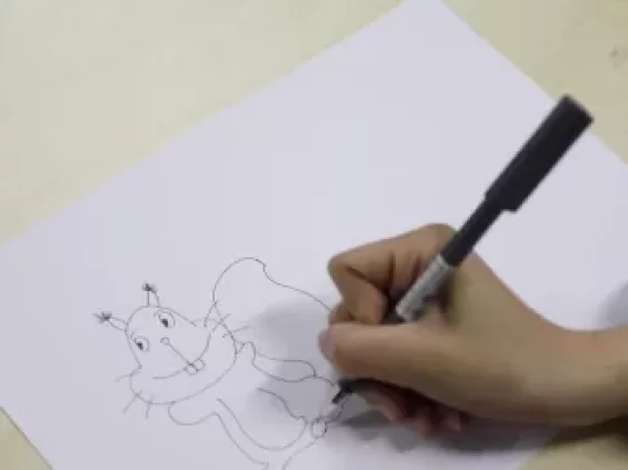 本期带来松鼠的一个简笔画,一起来看看吧