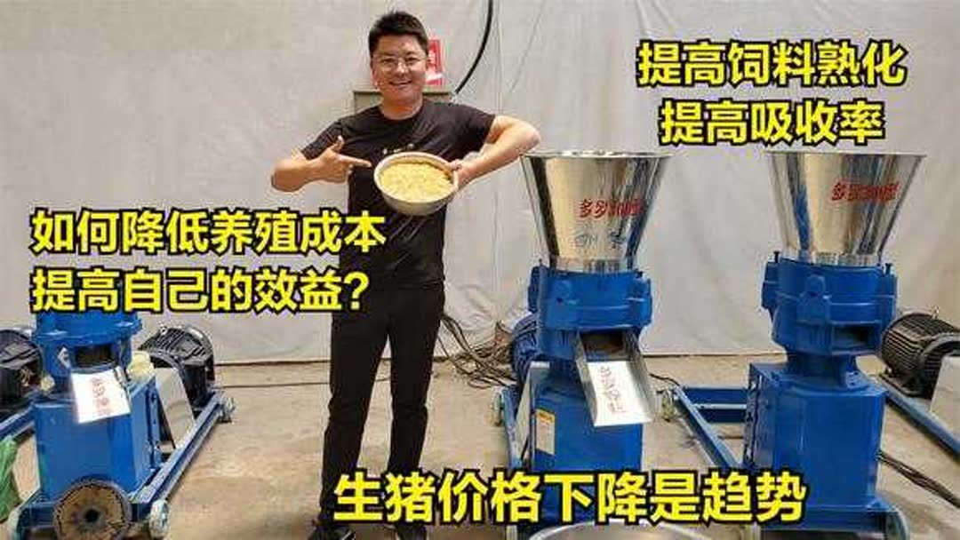 猪肉价格下降,养殖户利润小。怎么降低饲料成本?养猪用饲料颗粒