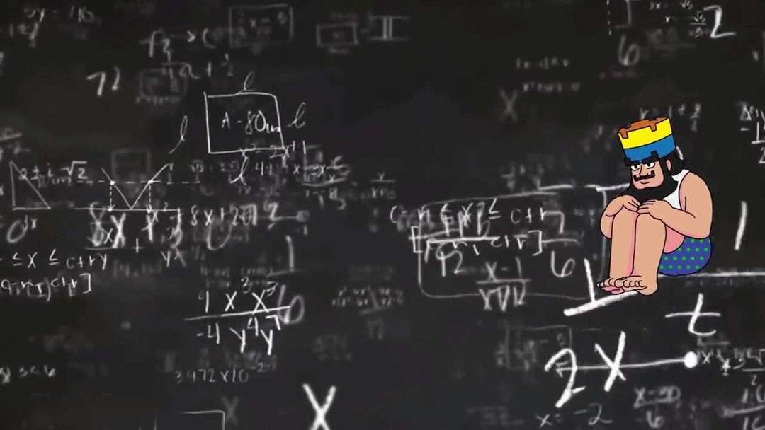 皇室战争动画片 卡牌最强组合的计算 蓝队国王头脑风暴