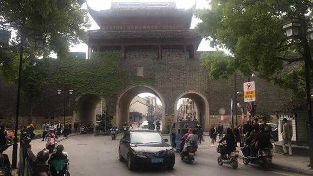 古城苏州的城门城墙
