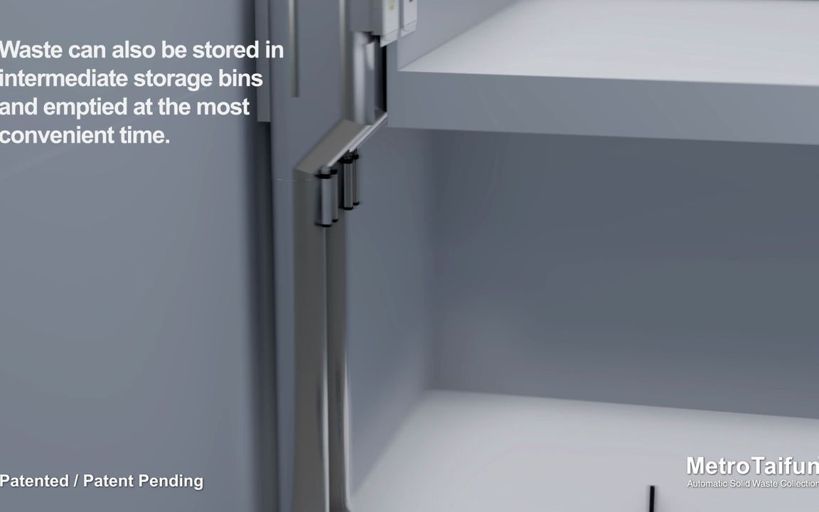 世界领先的新型真空垃圾收集系统 北京盛世思源医院物流整体解决...