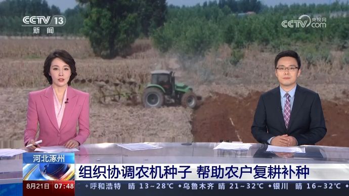 加快恢复农业生产,涿州组织协调农机种子助农复耕补种