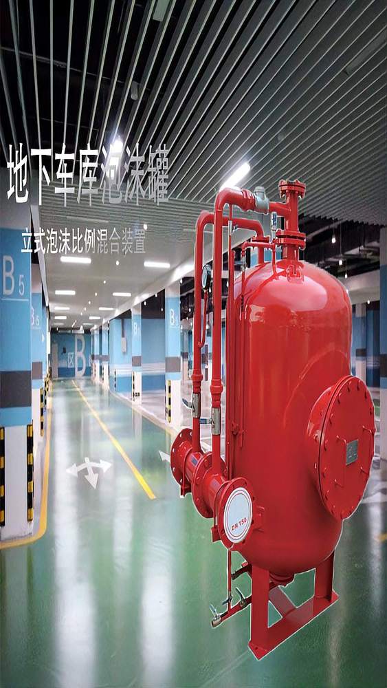 PHYM32/20消防泡沫罐2吨压力式比例混合装置PGNL2000车库化工喷淋