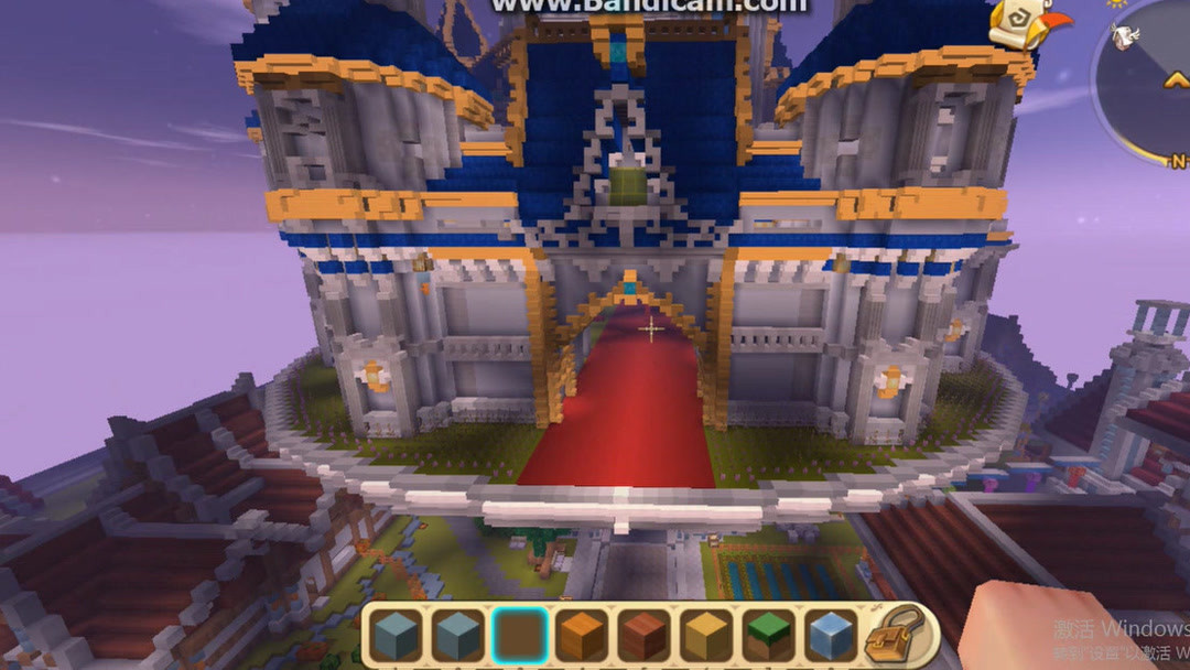 迷你世界:古怪的悬空中城堡