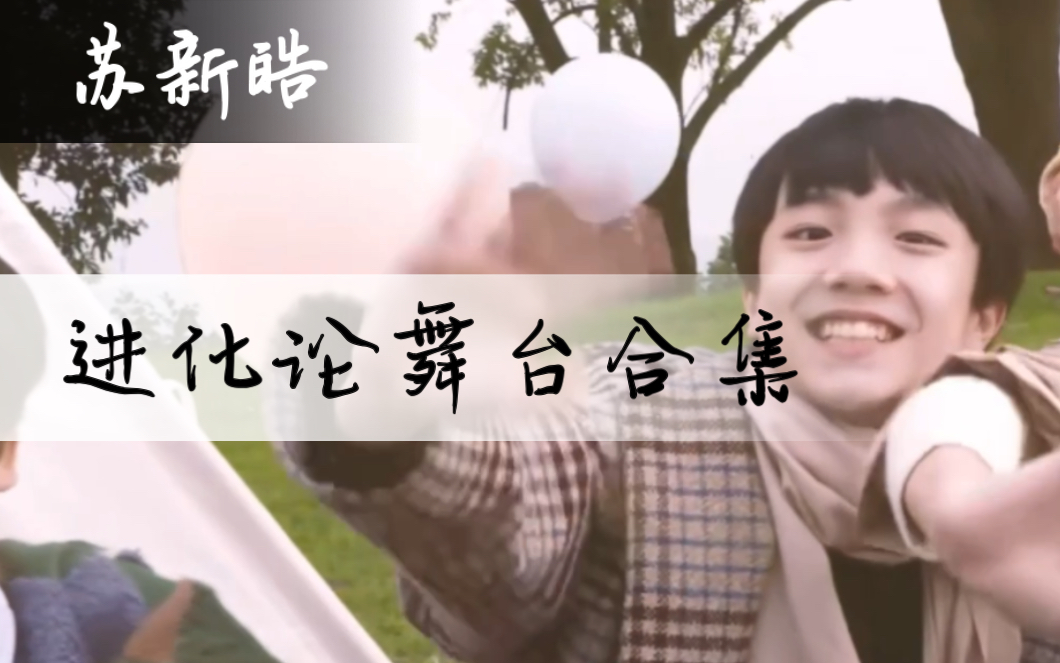 【苏新皓】TF家族进化论舞台合集