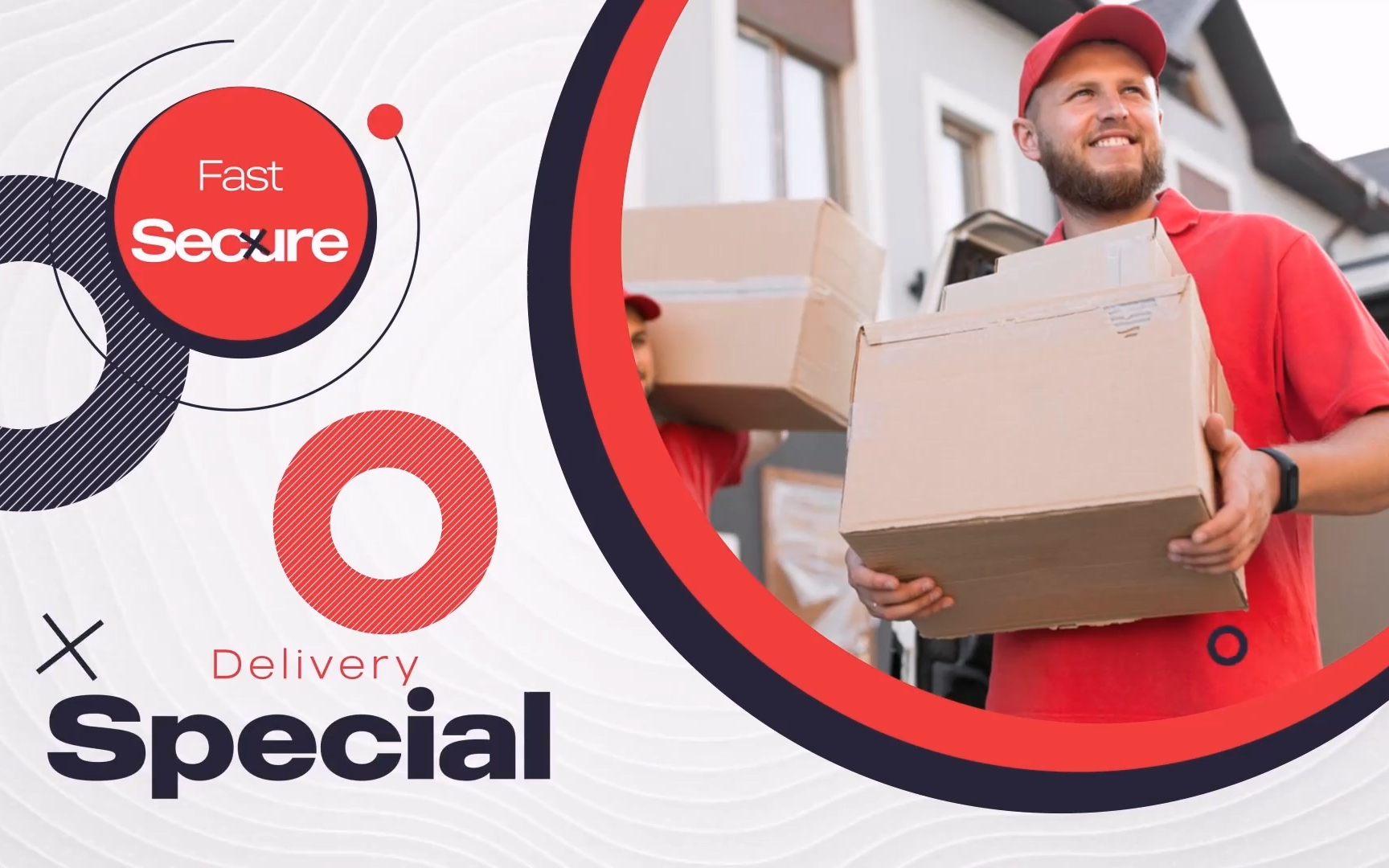 ...运输公司集团宣传片 送货上门 快递员形象介绍短片 包裹邮政快递