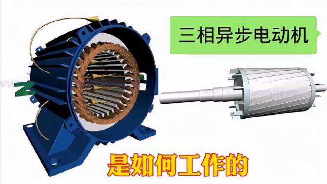 三相异步电动机的工作原理是怎样了?看完视频就明白了