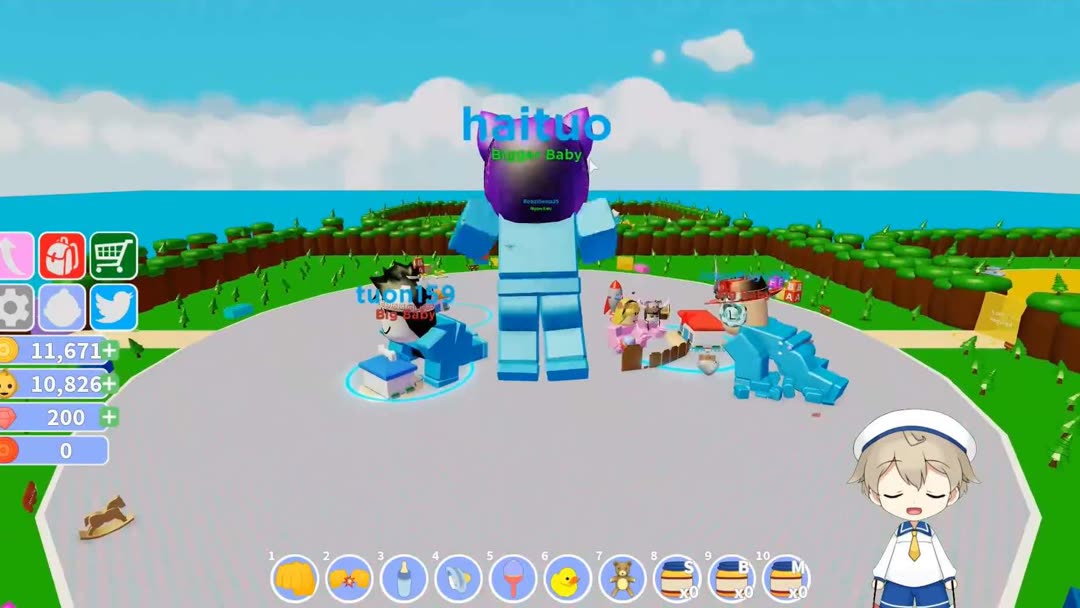 Roblox宝宝模拟器:宝宝大乱斗,各显身手,最终加冕无敌破坏王