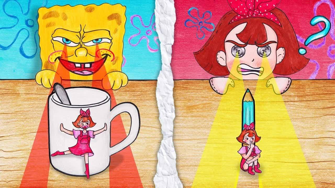 趣味定格动画:小美参加游戏大闯关,她最后能挑战成功吗?