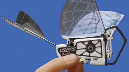 世界上最小的达芬奇翼扑飞行器:只有蝴蝶那么大