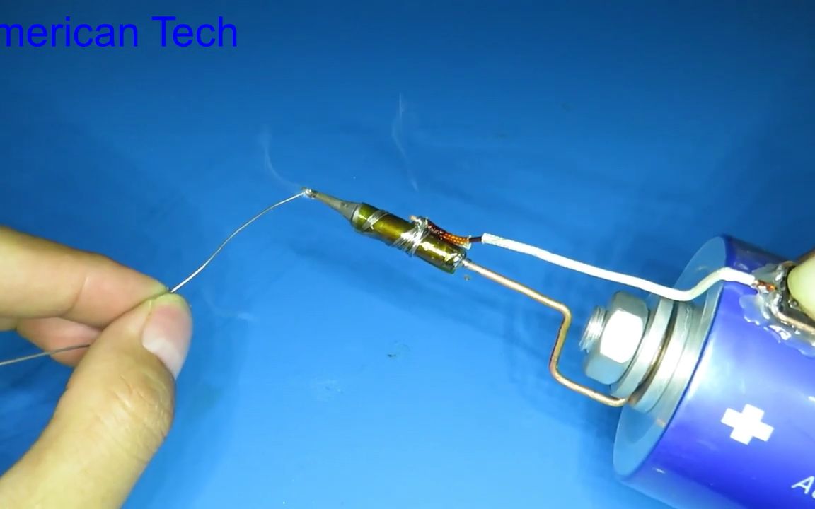 【超级电容】超级电容做的电烙铁,神奇啊~~