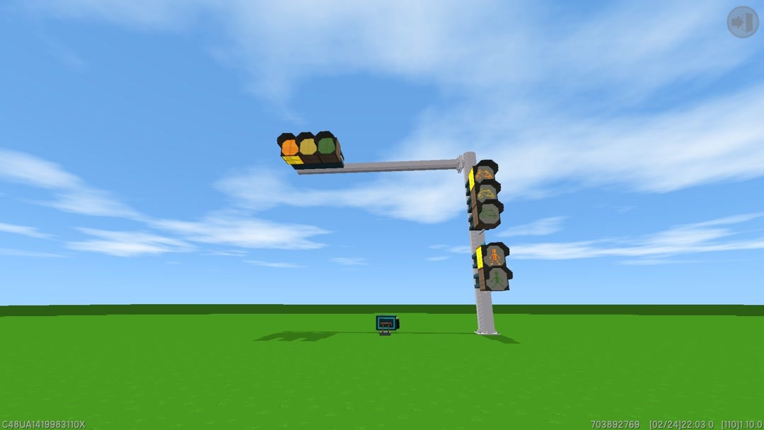 迷你世界:红绿灯居然是这样制作的
