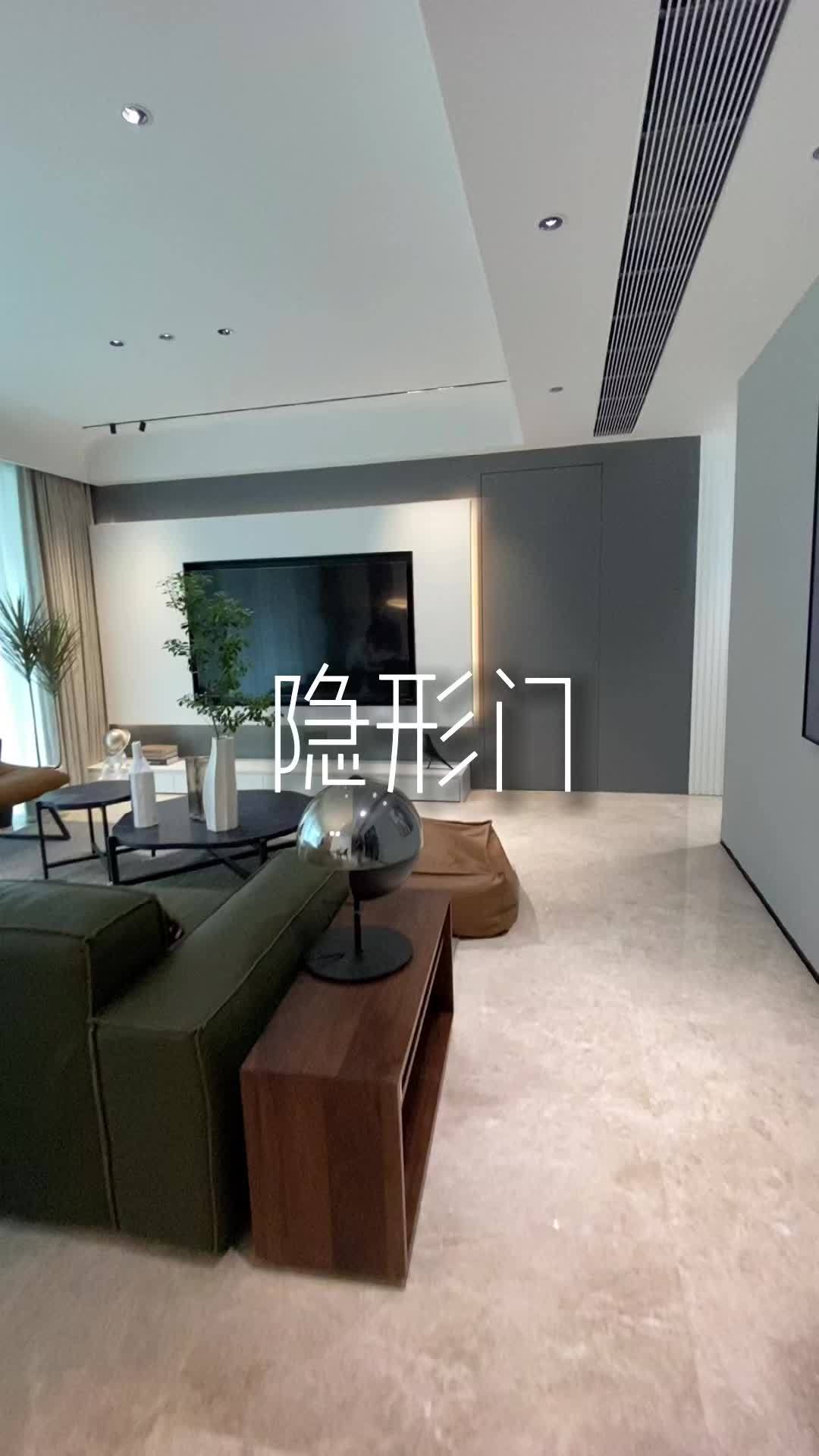 隐形门设计应用场景,隐形门已经很普及了,但我们的细节工艺和设计还.