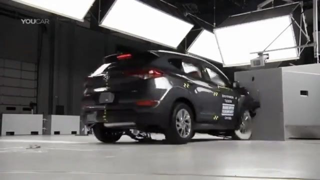 北京现代新途胜美规25%碰撞测试