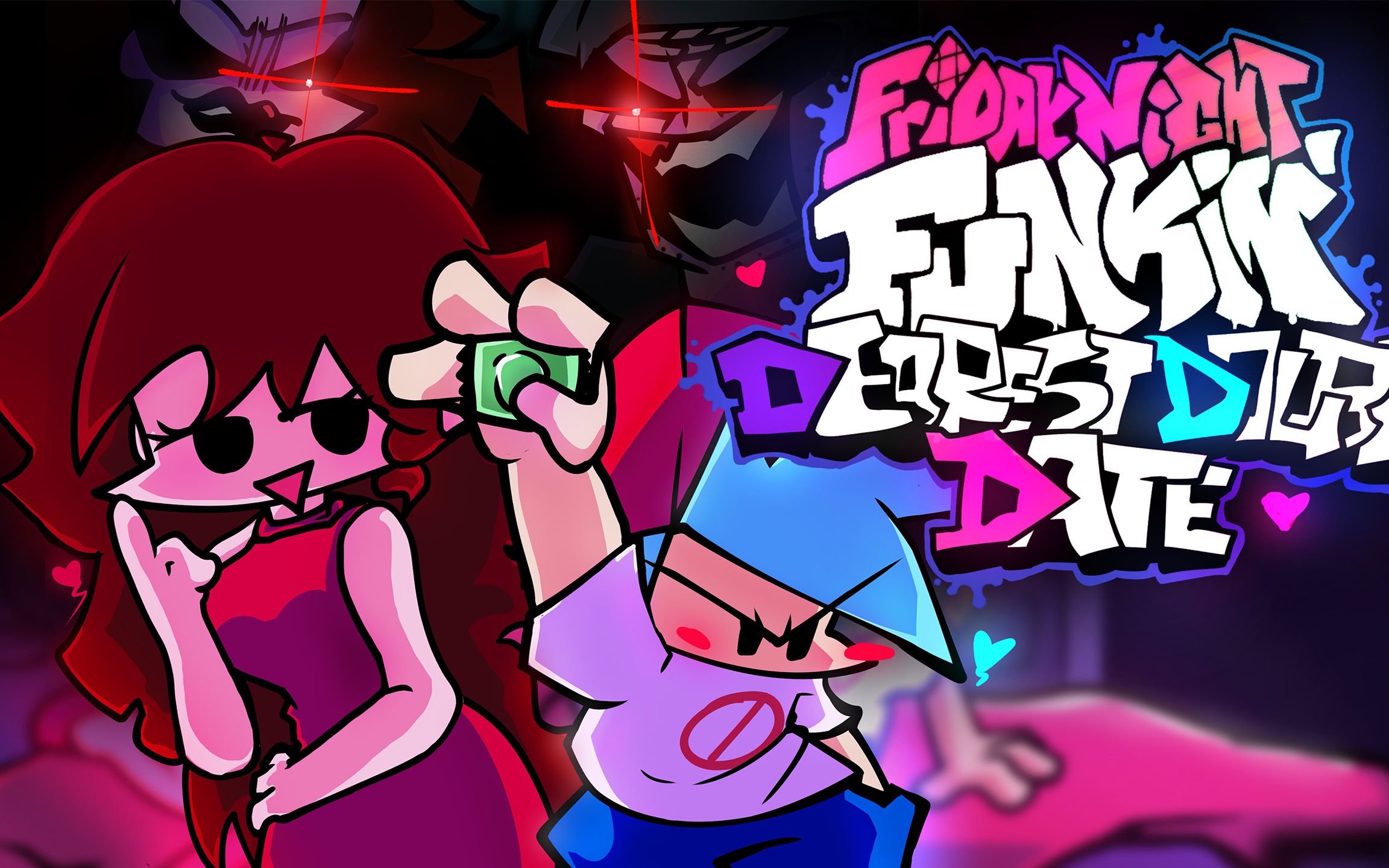 FNF沙雕优质模组 最亲爱的双人约会 全流程