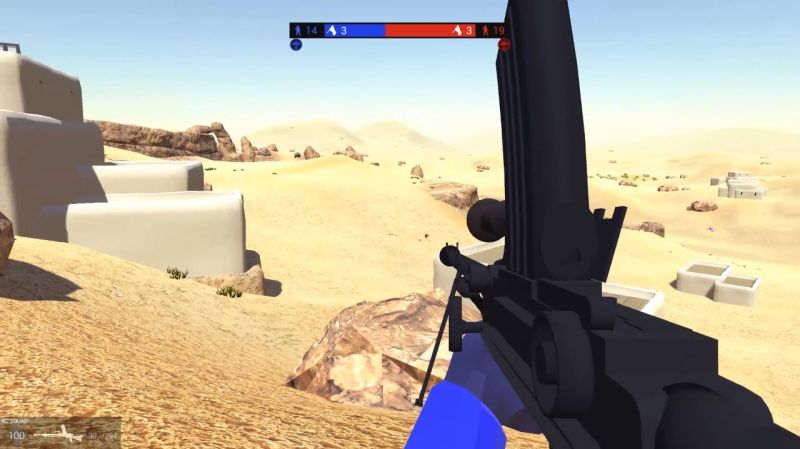 战地模拟器:这把武器是攻击载具的神器,无视距离指哪打哪