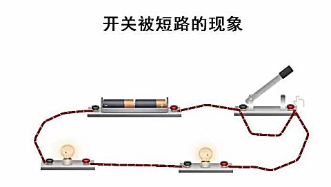 开关被短路和灯泡被开关短路