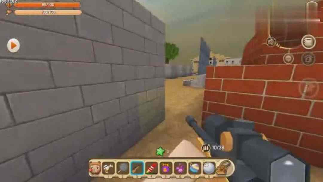 迷你世界吃鸡拥有了一把无限子弹的枪,在也不用担心没子弹了.