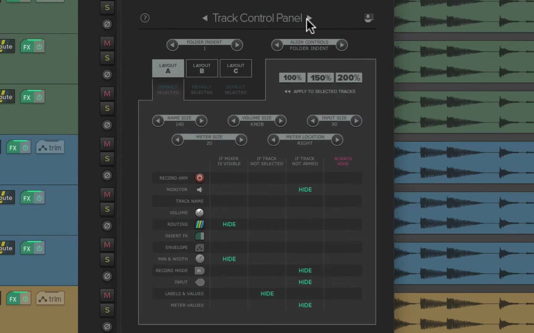 ...搅拌机控制面板The Theme Adjuster - Mixer Control Panel in REAPER