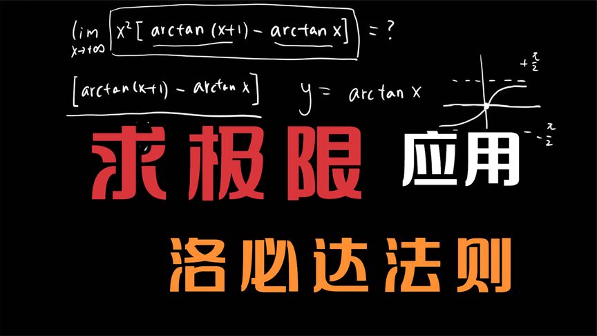 高等数学求极限方法:应用洛必达法则结合函数图像计算极限