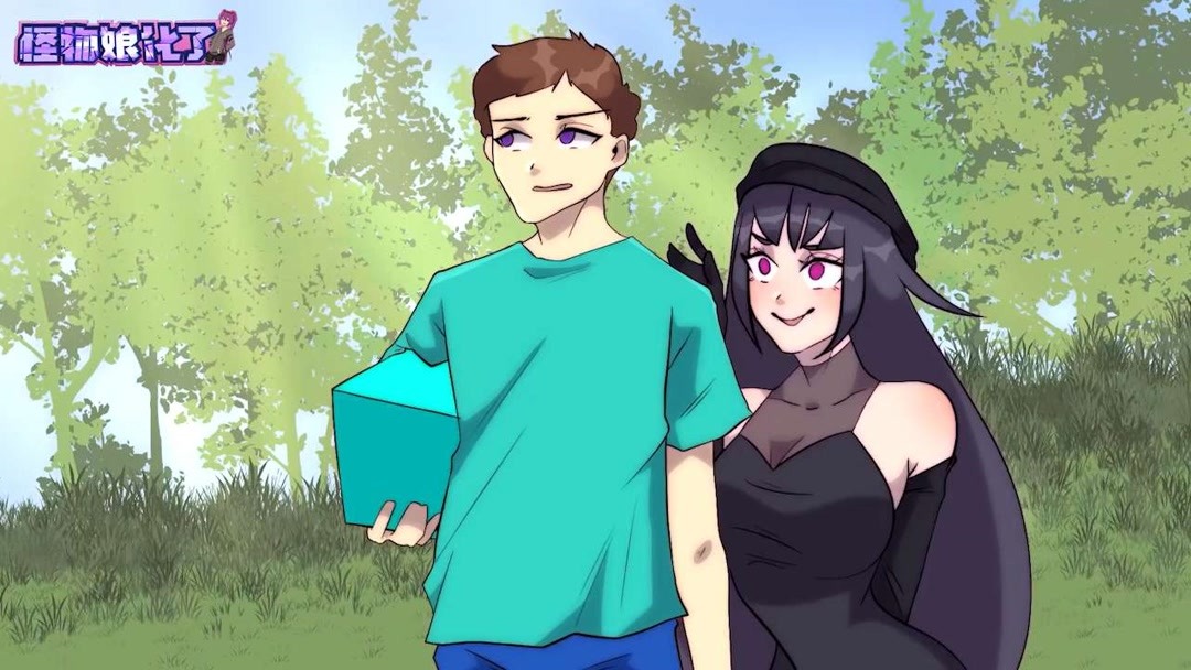 我的世界:怪物娘化了 第72集 末影娘戏耍史蒂夫