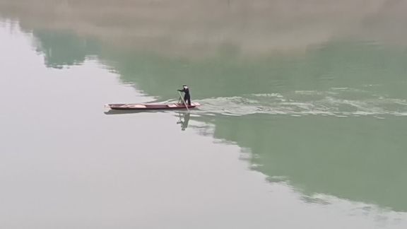 #让我们荡起双桨 #山清水秀好风光 #寒江孤影江湖故人