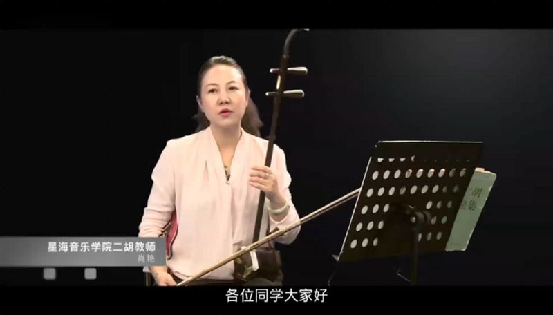 二胡基本指法 二胡课程视频教程
