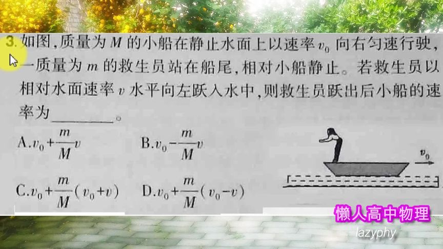 高中物理必修二五年高考三年模拟2019BP95A3人船模型中的动量守恒