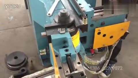 38单头弯管机方管成型视频