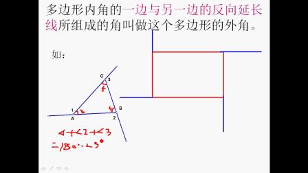 多边形的外角和