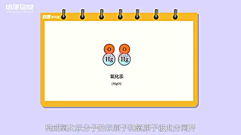 氧化汞分子分解微观示意图