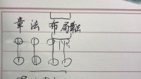52硬笔行书 章法(上)