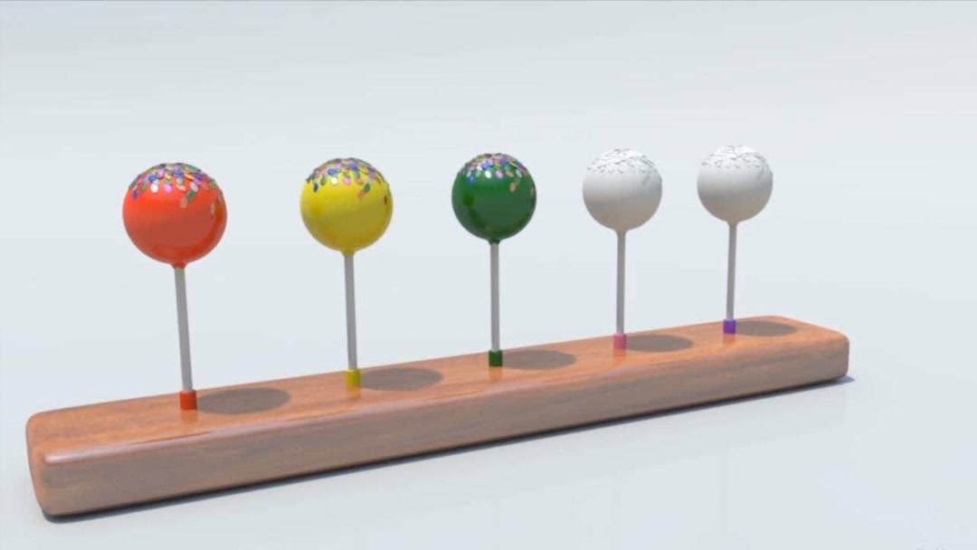 泡泡鱼颜色屋 第39集 吃豆豆学颜色